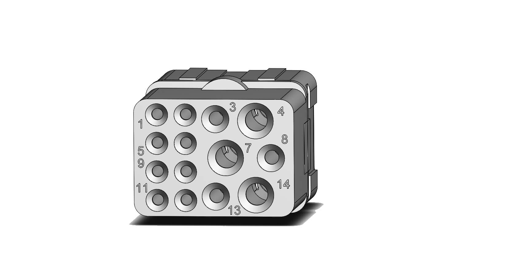 C-ENXAN14MSA Rectangular Inserts | Cinch - Cinch Connectivity Solutions